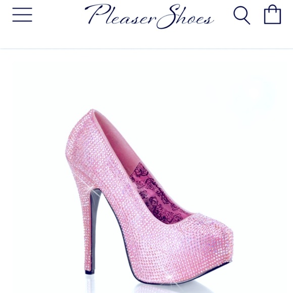 Pleasure | Shoes | 7 Inch Platform Heels Lhand Embellishedwith ...